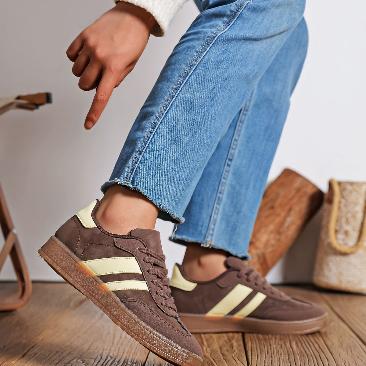 Marcella Brown Sneaker – CS Shoes B.V.